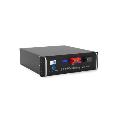 China EXLIPORC Rack Mount LiFePO4 12.8V 100Ah Battery 6000 Cycles Solar Energy Storage for sale