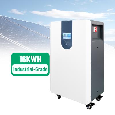 China 16kWh 51.2V IP65 Wall Mount LiFePO4 Battery Home Energy Storage System with BMS for sale