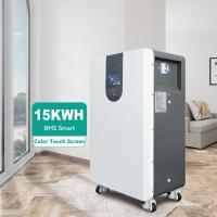 China 15kWh Stackable LiFePO4 Battery 51.2V for Solar Energy Storage System for sale