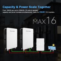 China 400V 16kWh Modular Energy Storage System IP65 Expandable to 128kWh for Residential Solar for sale