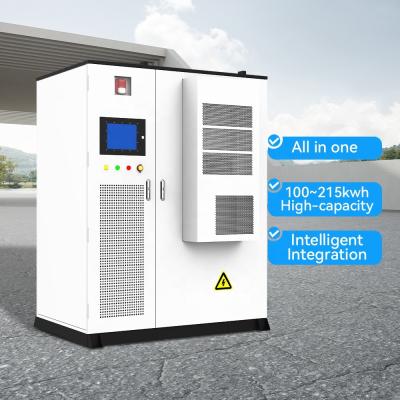 China 215kWh LiFePO4 Battery Energy Storage System High Efficiency BESS for Industrial Commercial Solar for sale