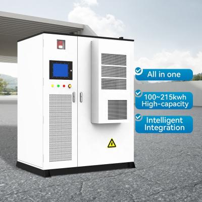 China High Voltage 100kW 215kWh LiFePO4 Battery Energy Storage System All In One for sale