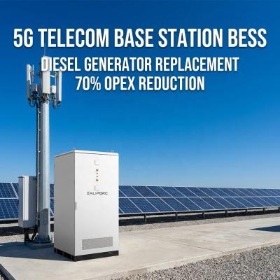 China 5G Telecom BESS 125kW 261kWh Liquid Cooling Solar Storage Diesel Replacement Power Solution for sale