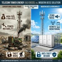 China 5G Telecom BESS 125kW 261kWh Liquid Cooling Solar Storage Diesel Replacement Power Solution for sale