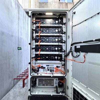 China 100kW 215kWh Industrial Commercial Energy Storage System Liquid Cooling 8500 Cycles IP54 for sale