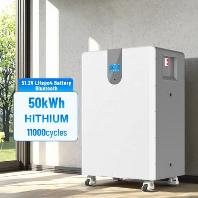 China Manyi 50kWh Home Energy Storage System 51.2V 10000 Cycles Wall or Floor Mount for sale