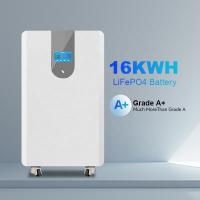 China 48V 51.2V 300Ah LiFePO4 Battery 5kWh 10kWh 16kWh Wall Mount Solar Energy Storage for sale