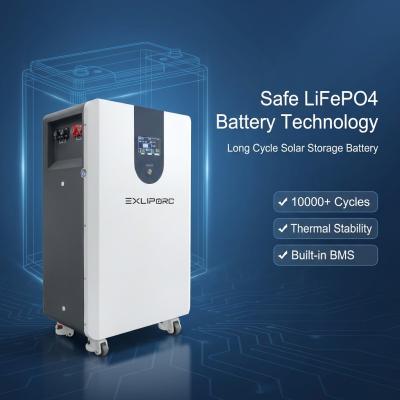 China SolarMax 15kWh LiFePO4 Lithium Battery Wall-Mounted Home Energy Storage System 10kW Backup for sale