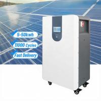 China Industrial Grade 48V 51.2V 300Ah LiFePO4 Lithium Battery Wall Mounted Solar Backup Storage for sale