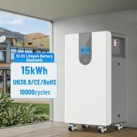 China 15kWh LiFePO4 Solar Battery 10000 Cycles Modular Design for Hybrid Inverter for sale
