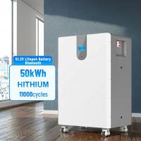 China 51.2V LiFePO4 Battery 8000 Cycles Built-in BMS for Home Energy Storage 10-50kWh for sale