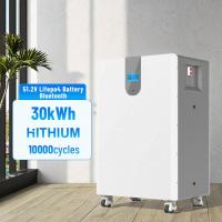 China 48V 600Ah 30kWh 50kWh LiFePO4 Lithium Battery Energy Storage System Wall Mounted for sale