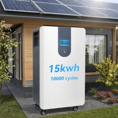 China EXLIPORC 51.2V 300Ah 15kWh LiFePO4 Home Energy Storage Battery for Solar Hybrid Grid Support for sale