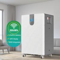 China EXLIPORC 30kWh 600Ah LiFePO4 Solar Battery 51.2V with 8000 Cycle Life and 5-Year Warranty for sale