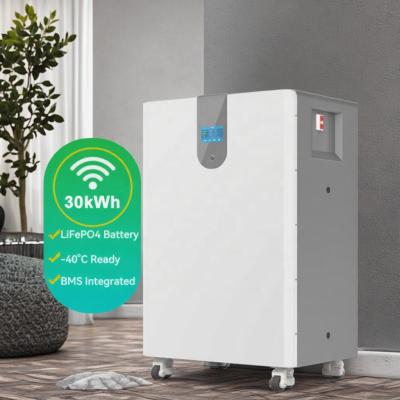 China 51.2V 600Ah 30kWh LiFePO4 Energy Storage Battery 8000 Cycles for Home RV Off-Grid Cabins for sale