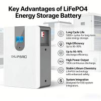 China 10.24kWh LiFePO4 Rack Battery 51.2V 200Ah 5000 Cycles Solar Energy Storage for sale