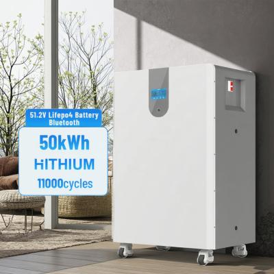 China 51.2V 1000Ah 50kWh Lithium Solar Battery Home Energy Storage System 11000 Cycles for sale