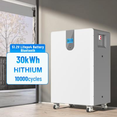 China EXLIPORC 30kWh 51.2V Hybrid Grid Solar Storage System LiFePO4 Lithium Battery Pack for sale