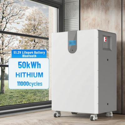 China 51.2V 314Ah LiFePO4 Battery 8000 Cycles Modular Solar Energy Storage 15kWh 30kWh 50kWh for sale