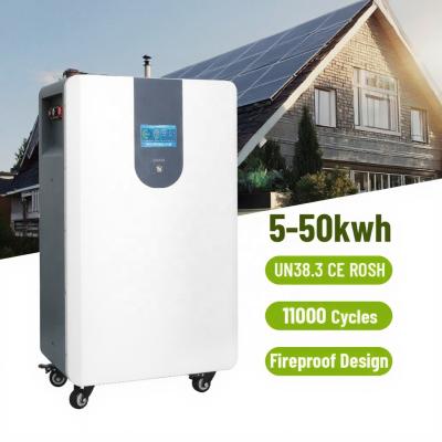 China 51.2V 300Ah LiFePO4 Home Energy Storage Battery with Smart BMS for 10kWh Solar Systems for sale