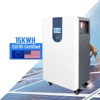 China 48V 51.2V 100Ah 200Ah LiFePO4 Battery Wall Mount Home Energy Storage with BMS for sale