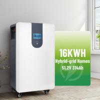 China 51.2V 16kWh LiFePO4 Lithium Battery Home Energy Storage System Floor Mounted 10 Year Warranty for sale