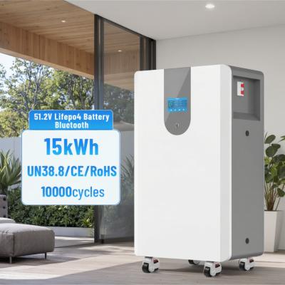 China 51.2V 100Ah 200Ah 300Ah LiFePO4 Solar Battery Storage System 5kWh 10kWh 15kWh Hybrid Grid Home Energy for sale