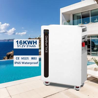 China 51.2V 10000 Cycles LiFePO4 Lithium Battery IP65 Hybrid Grid Solar Energy Storage for sale