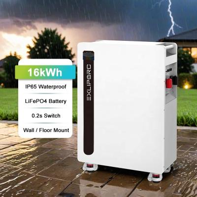 China 51.2V 300Ah IP65 LiFePO4 Lithium Battery for Solar Energy Storage System for sale