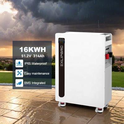 China 16kWh IP65 Waterproof LiFePO4 Battery 48V Solar Energy Storage System for sale
