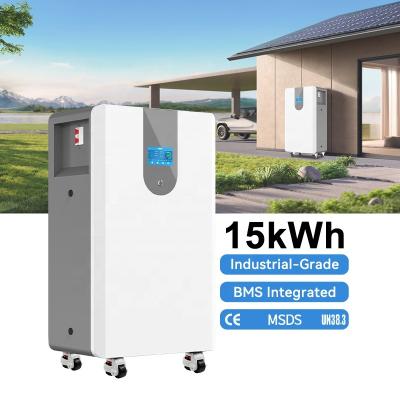 China EXLIPORC 15kWh 51.2V Wall Mounted LiFePO4 Battery 10000 Cycles Home Energy Storage for sale