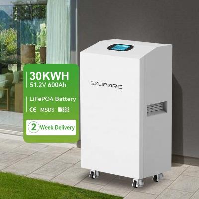 China 48V 51.2V 280Ah 600Ah 628Ah LiFePO4 Lithium Battery Pack 15kWh 30kWh Solar Energy Storage System for sale