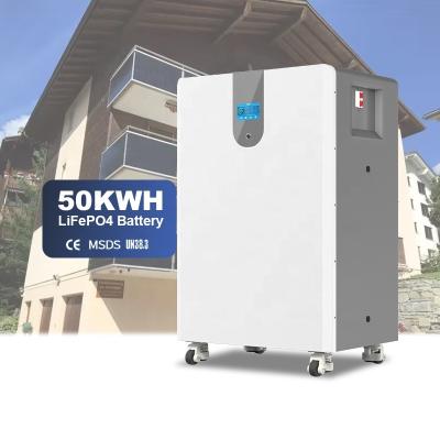 China 51.2V 10KWh Lithium Energy Storage Battery with BMS and LCD Touch Screen for Home Solar for sale