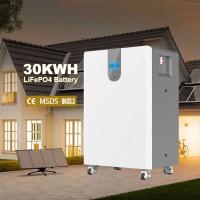 China 48V 600Ah LiFePO4 Battery Pack Wall-Mounted Home Energy Storage System for Solar Power for sale