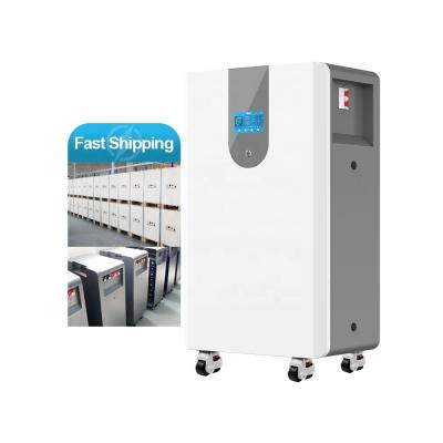 China Wall Mounted LiFePO4 Battery 48V 51.2V 100Ah 400Ah 5kW 10kW Energy Storage Powerwall for Home Solar for sale