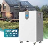 China 51.2V 50kWh LiFePO4 Battery Pack 8000 Cycles BMS Solar Energy Storage System for sale