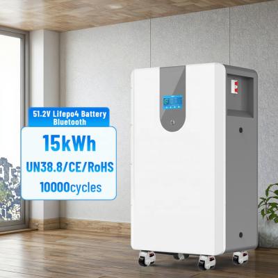 China EXLIPORC 48V 300AH 15KWh Wall-Mounted Lithium Battery System for Solar Energy Storage for sale