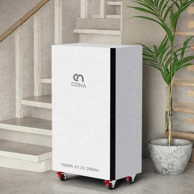 China 51.2V 15kWh LiFePO4 Battery 10000 Cycles Home Energy Storage Solar System for sale