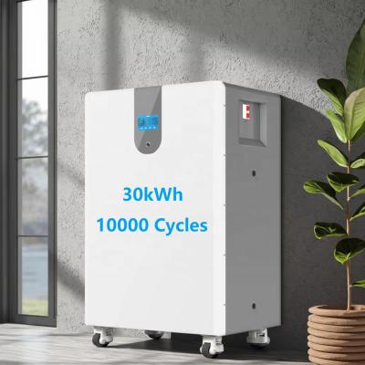 China Exliporc 51.2V 280Ah LiFePO4 Home Energy Storage System 30kWh 10000 Cycles Hybrid Grid for sale
