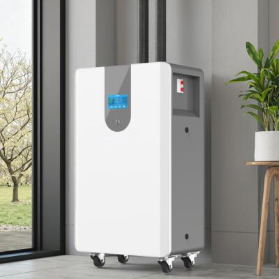 China LiFePO4 51.2V 10kWh 15kWh Hybrid Grid Solar Home Energy Storage System Wall Mounted Battery for sale