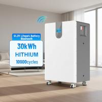 China 30kWh 51.2V LiFePO4 Hybrid Grid Home Energy Storage System 10000 Cycle Solar Battery for sale