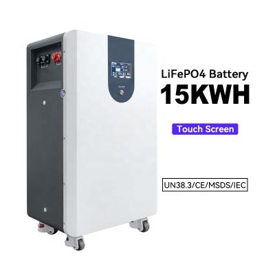 China EXLIPORC 51.2V 300Ah LiFePO4 Battery 15kWh Wall Mounted Home Energy Storage 10000 Cycles Solar for sale