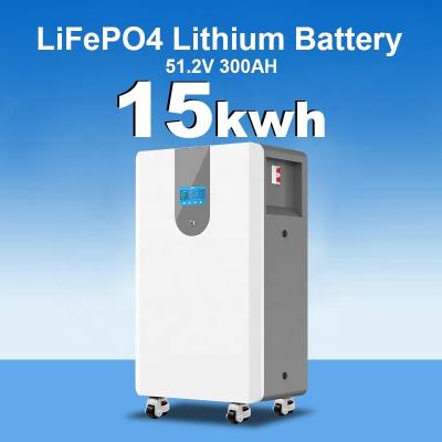 China EXLIPORC 51.2V 280Ah LiFePO4 Lithium Battery Pack Wall-Mounted Solar Energy Storage for sale