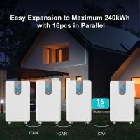 China 15kWh LiFePO4 Battery Energy Storage System 51.2V with Hybrid Grid Compatibility and Smart BMS for Home for sale