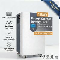 China 15kWh 51.2V LiFePO4 Lithium Battery Energy Storage System 10000 Cycles for Solar Installers for sale