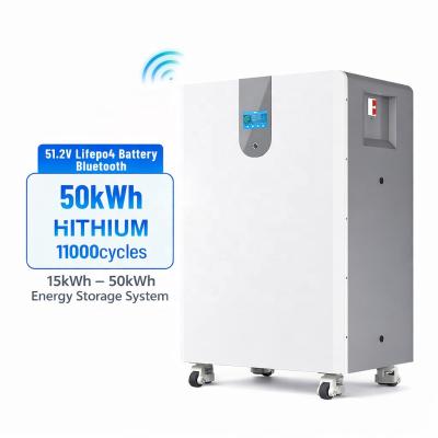 China 51.2V 1000Ah LiFePO4 Battery Pack 50kWh 11000 Cycles for Solar Energy Storage System for sale