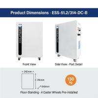 China IP65 Waterproof 16kWh 51.2V LiFePO4 Battery for Solar Energy Storage for sale