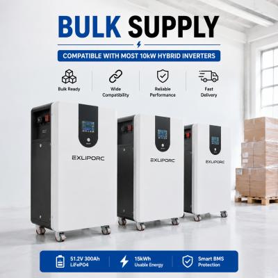 China Wall Mounted 51.2V LFP Home Energy Storage Battery 10kWh 15kWh 20kWh for sale