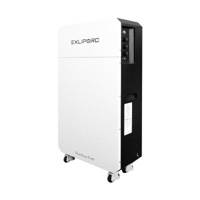 China EXLIPORC 16.38kWh 400V High-Voltage LiFePO4 Home Battery System with Floor-standing Modular Design and Smart BMS for sale