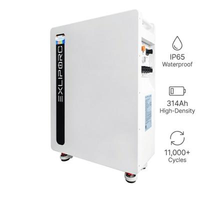 China EXLIPORC 16.07kWh 51.2V 314Ah LiFePO4 Home Battery System IP65 Outdoor Storage for sale